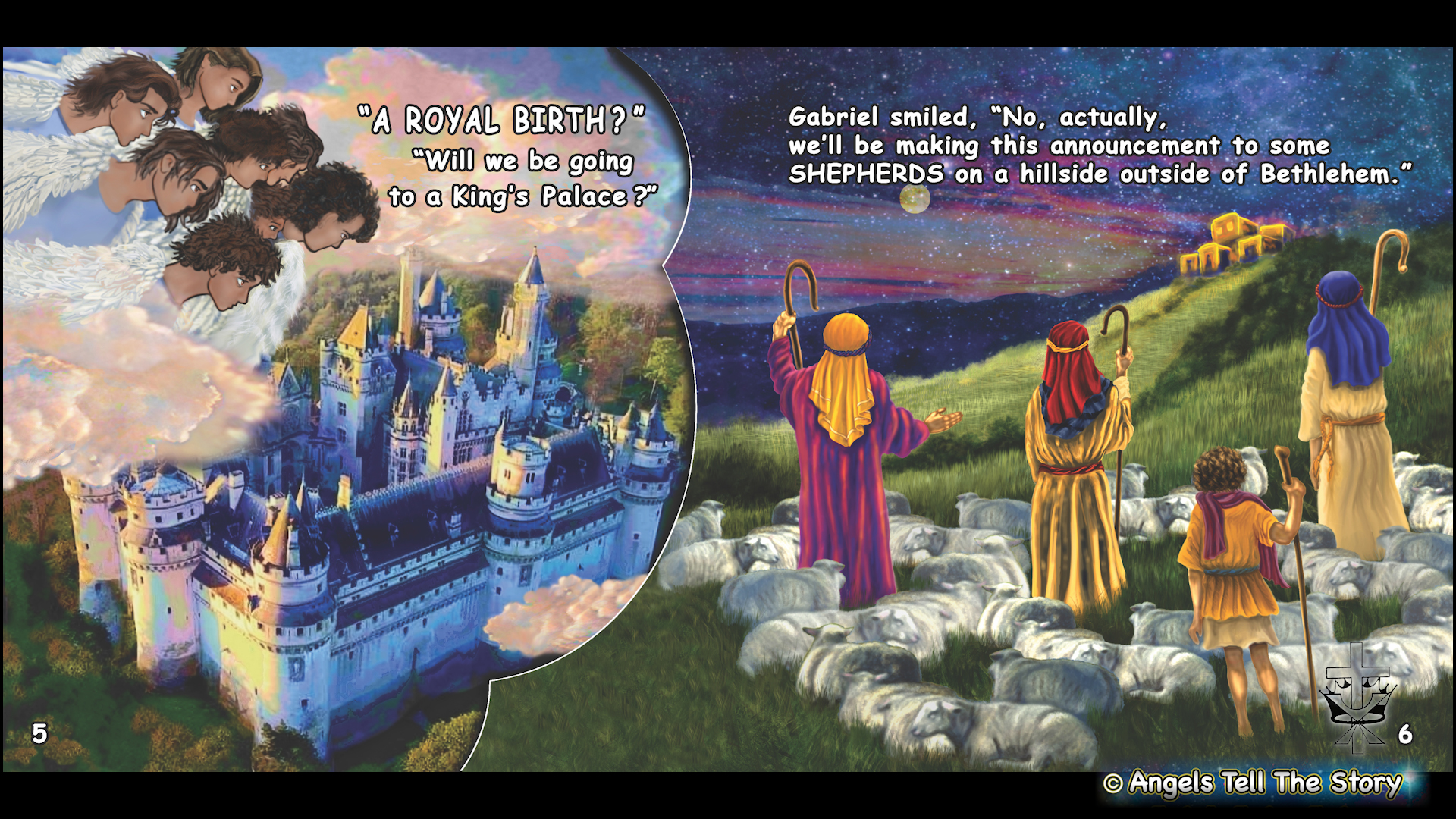 Angels Tell The Story | book – The Cradle, The Cross, The Crown